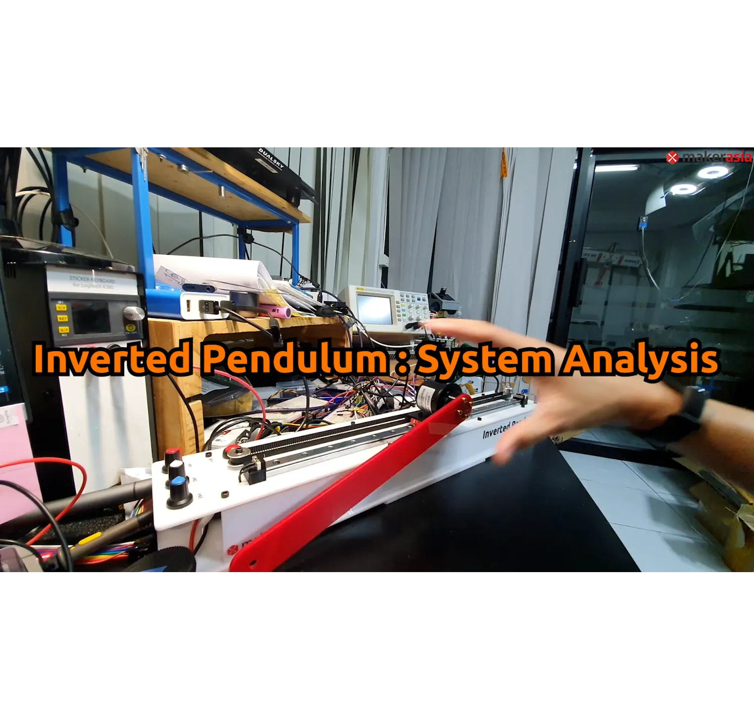Control System - Linear Inverted Pendulum Experiment System - Maker Asia