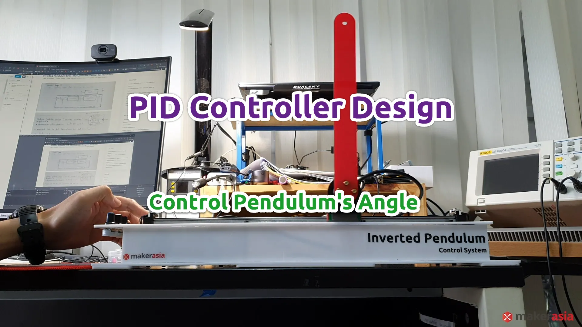 Inverted Pendulum EP.6 : PID Controller Design for Pendulum(Inner loop ...